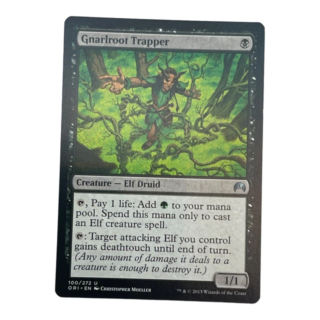 TRAPPEUR MTG MAGIC the Gathering Gnarlroot (100/308) origines magiques ...