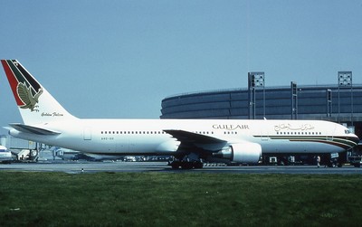 MAP DUPLICATE AIRCRAFT Slide - B767 A40-Gh Gulf Air 1989. £0.75 - PicClick UK