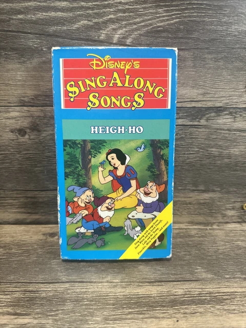 DISNEY’S SING ALONG Songs Heigh Ho 1987 VHS Tape Snow White £11.23 ...