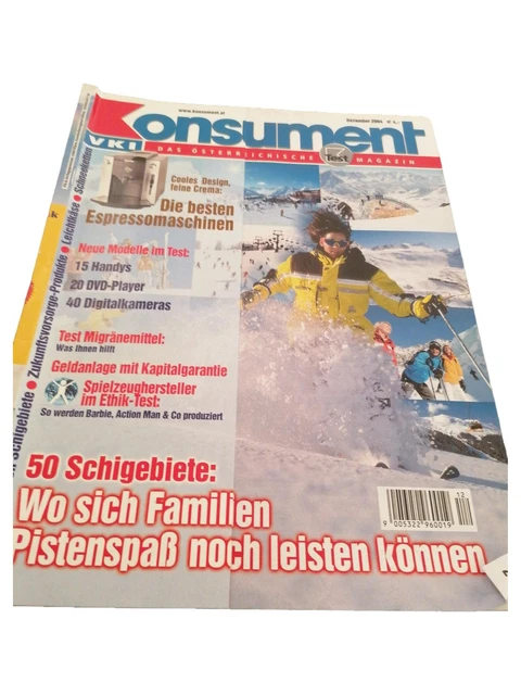 NOVKIT KONSUMENT AUTRICHIEN Magazine Test Décembre 2004 Ski EUR 5,95 ...