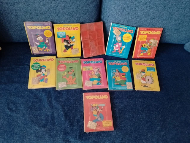 TOPOLINO N 906-916 Operazione Quack Completa Raccoglitore Rosso EUR 300 ...