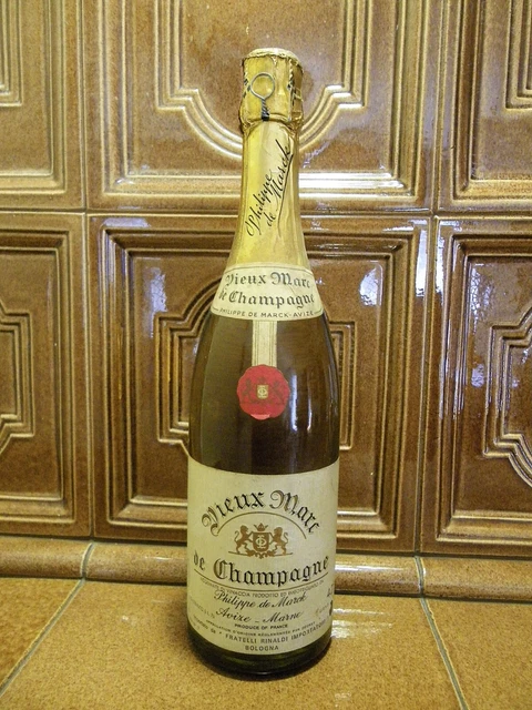 VIEUX MARC DE CHAMPAGNE PHILIPPE DE MARCK cl.75 - 42° VERY RARE OLD ...