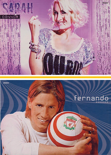 DOPPEL POSTER SARAH Connor / Fernando Torres EUR 1,00 - PicClick FR