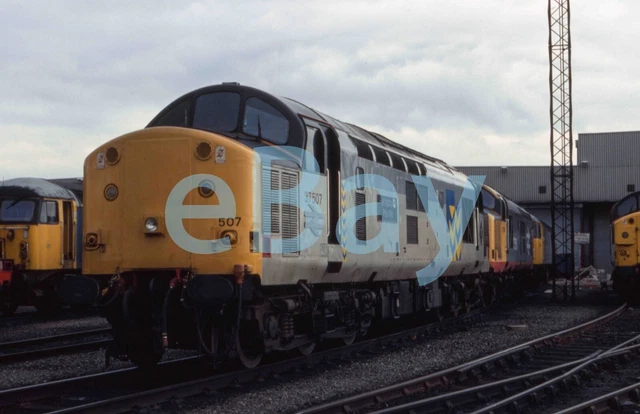35MM RAILWAY SLIDE of Class 37 37507 @ Toton Copyright to Buyer £4.99 ...