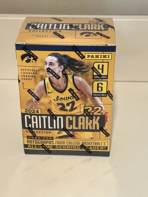 2024 PANINI CAITLIN Clark Collection Basketball Blaster Box Iowa ...