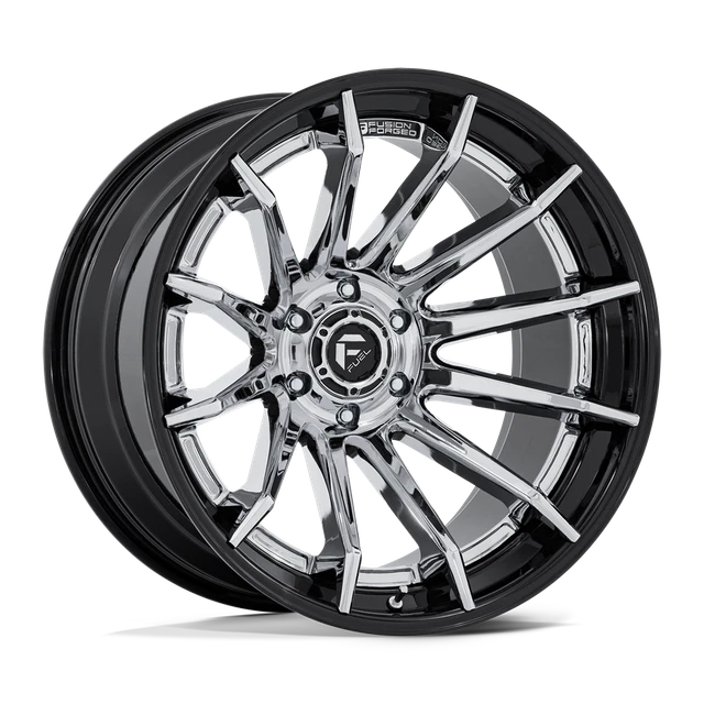 1 22 INCH Wheel Rim Fuel Offroad Fusion Forged Burn FC403PB 6x5.5 20x12 ...