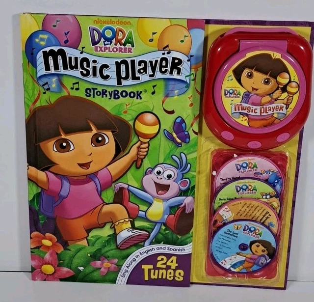 NICKELODEON DORA THE Explorer Music Player Story Book 24 Tunes Tested ...