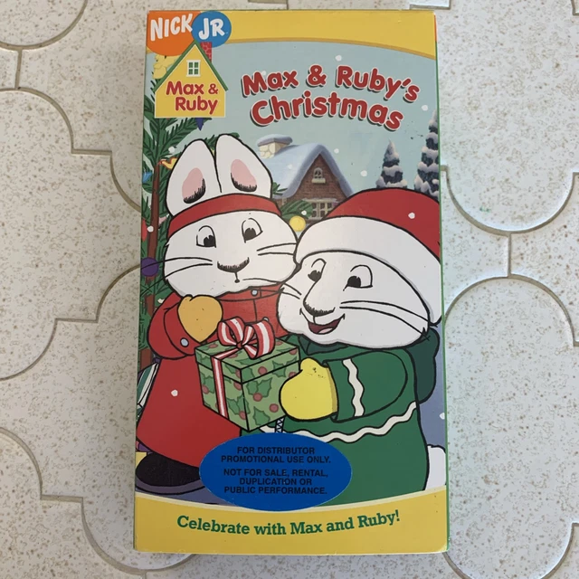 MAX & RUBY'S CHRISTMAS Max & Ruby (VHS 2004) Nick Jr Nickelodeon ...