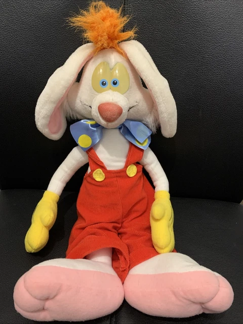 VTG 1988 DISNEY'S Roger Rabbit Playskool Plush Doll Stuffed Animal 17 ...