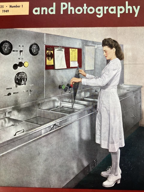 RADIOLOGY MAGAZINE 1949 Radiography Photography Nurse Kassabian Hand ...