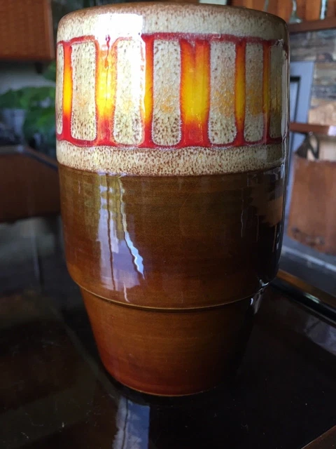 RARE VINTAGE POOLE Pottery Aegean Vase Shape 83 £35.00 - PicClick UK