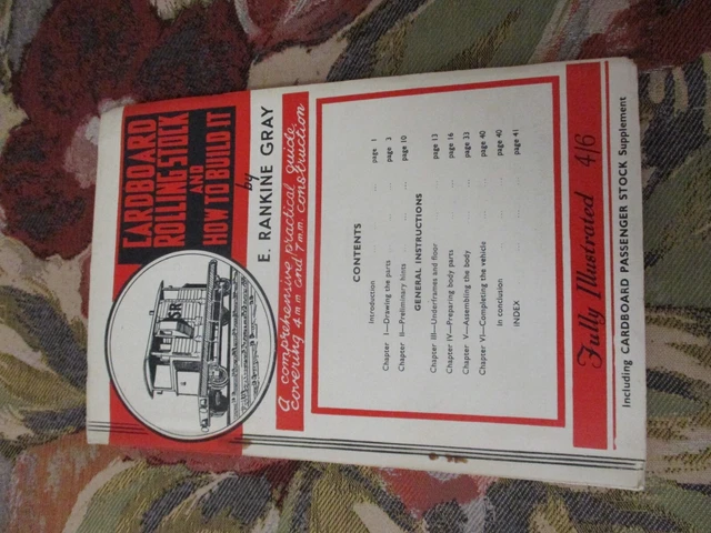 CARDBOARD ROLLING STOCK & How to Build It - Model Railways Book 1950s £ ...