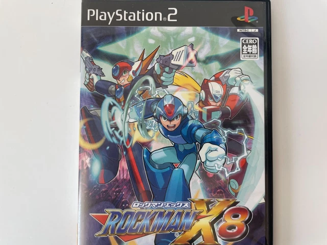 ROCKMAN X8 MEGAMAN CAPCOM SONY Playstation2 PS2 avec manuel de JP EUR ...