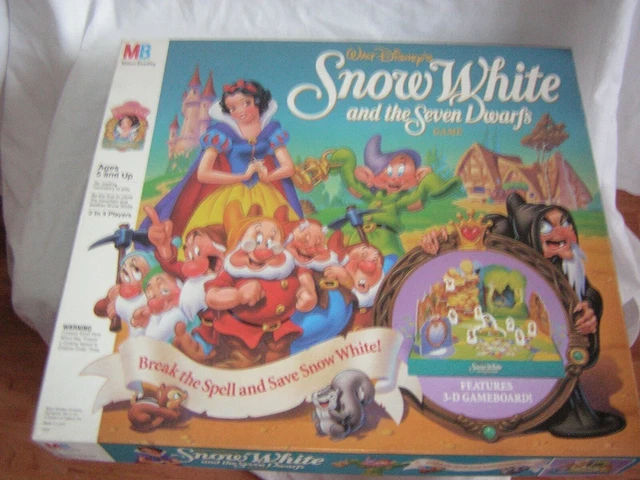 WALT DISNEY'S SNOW White And The Seven Dwarfs Game By Mb Games Complete ...