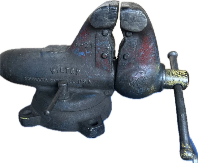 RARE 9-C1 VINTAGE WILTON VISE 4-1/2" JAWS BULLET SCHILLER PARK +2 NEW ...