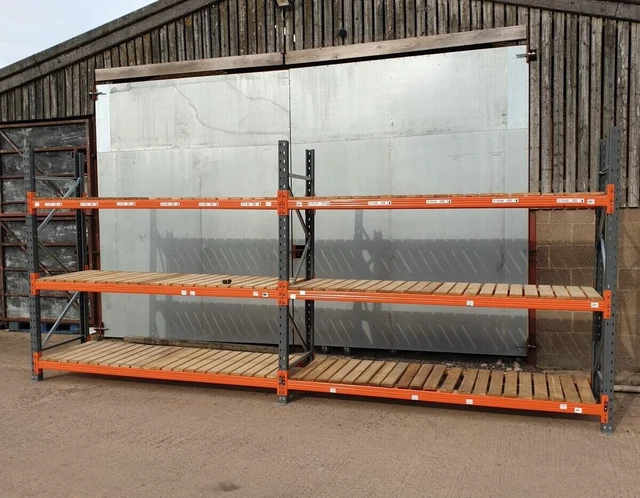 STORAX/DEXION PALLET RACKING 2.45m tall 90cm deep Frame Only. 2.7m 2 ...