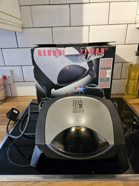 GEORGE FOREMAN LEAN Mean Fat Grilling Machine £17.88 - PicClick UK