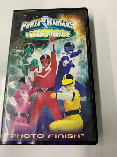 2001 POWER RANGERS Time Force “Photo Finish” VHS Super **RARE** VCR ...