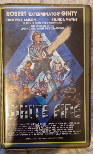 WHITE FIRE VHS Video Pre Cert Big Box Ex Rental VTC £9.99 - PicClick UK