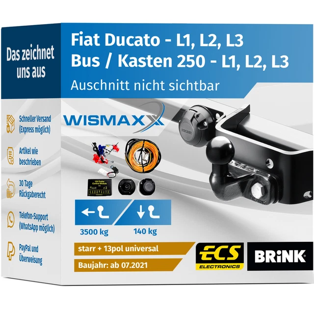 Anhngerkupplung Fr Fiat Ducato