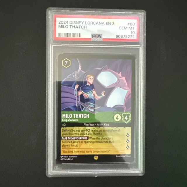 MILO THOCH 2024 Disney Lorcana Into The Inklands King of Atlantis 80 ...