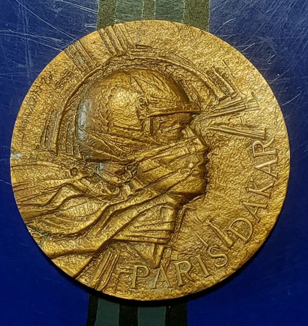 FRANCE MÉDAILLE PARIS-DAKAR 1985 Graveur Roger-Louis Chavanon MDP ...