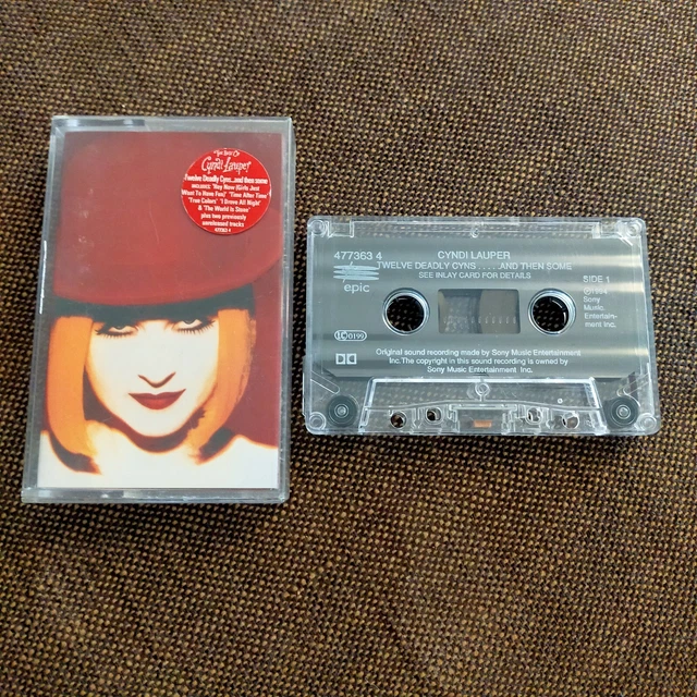 CYNDI LAUPER - Twelve Deadly Cyns.Greatest Hits Cassette And Lyrics ...