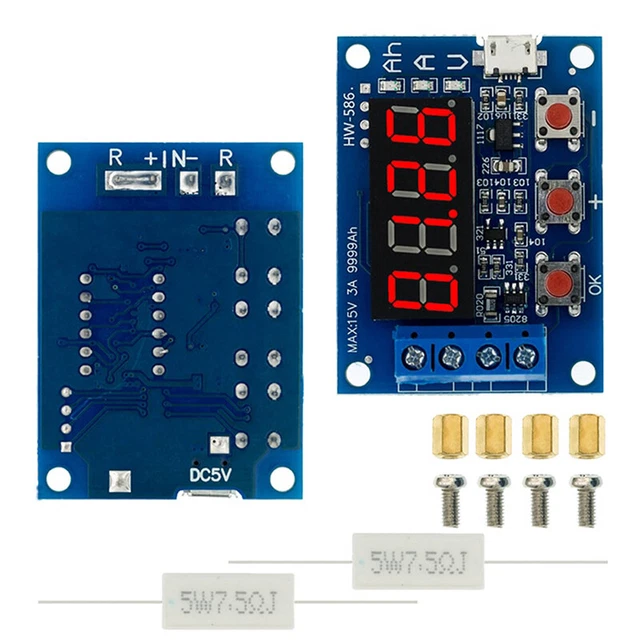 ZB2L3 BATTERY CAPACITY Tester Board Module LED Digital Display 18650 ...