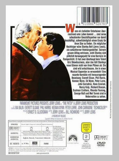 JERRY LEWIS »DIE Heulboje - The Patsy« [DVD] 🎬 NEUWERTIG 🎬 EUR 4,79 - PicClick IT