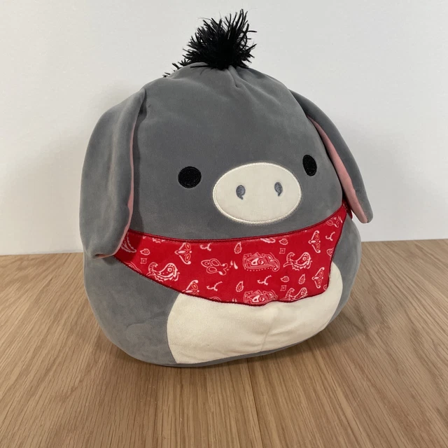 SQUISHMALLOWS DONKEY JASON Bandana 12 Inch Plush Stuffed Animal £9.99 ...