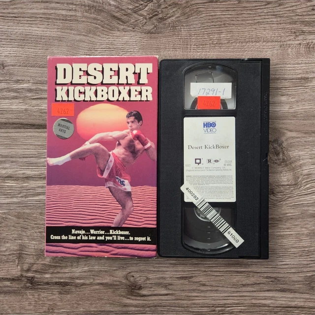 VINTAGE DESERT KICKBOXER VHS Movie Former Blockbuster-John Haymes ...