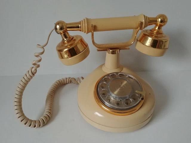 VINTAGE 1970S WESTERN Electric Rotary Dial Telephone C S Set £30.54 ...
