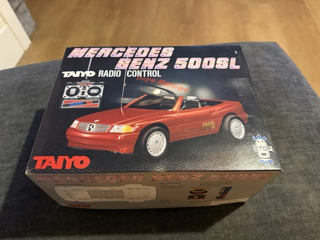 VINTAGE TAIYO MERCEDES Benz 500SL Cabriolet Remote Control RC Car ...