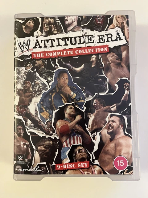 WWE ATTITUDE ERA The Complete Collection - DVD (9 Discs) WWF boxset ...