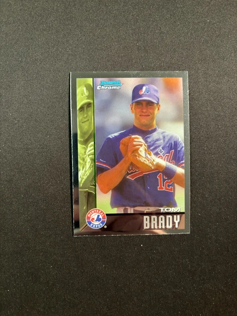 2023 BOWMAN DRAFT Tom Brady Montreal Expos Chrome base Insert SSP BJLL ...