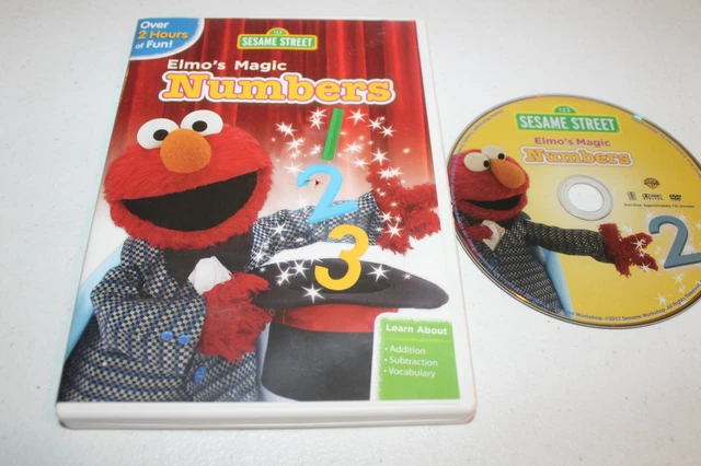 SESAME STREET: ELMOS Magic Numbers (DVD 2012) Addition, Subtraction ...