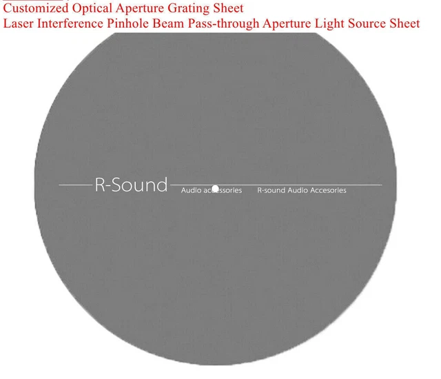 1PCS LASER INTERFERENCE Pinhole Beam Pass-through Aperture Light Source ...