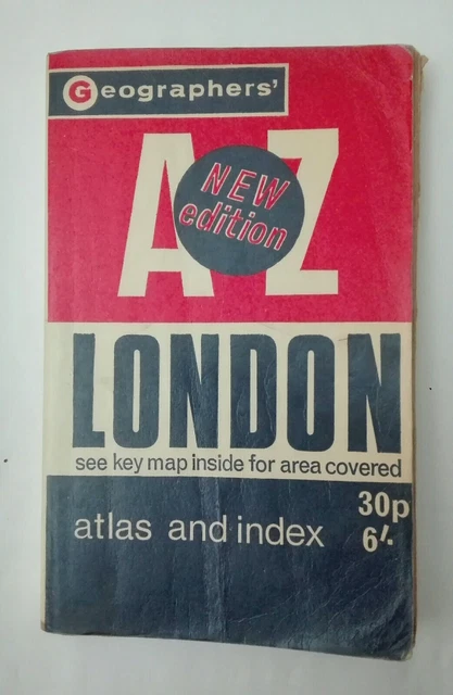 LONDON MAP / Map of London - Geographers' A to Z street atlas of London ...