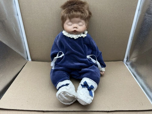 POUPON DE COLLECTION Poupée En Porcelaine 47 cm. État Parfait EUR 25,19 - PicClick FR