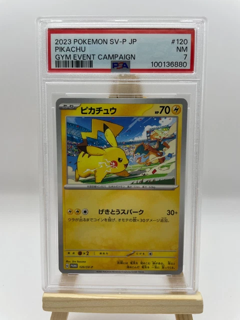 2023 POKEMON JAPANESE Sv-P Promo 120 Pikachu Gym Event Campaign Psa 7 ...