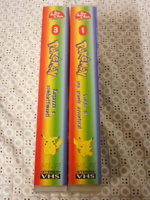 POKEMON VHS RARE Bim Bum Bam 1-3 Come Nuove EUR 20,00 - PicClick IT