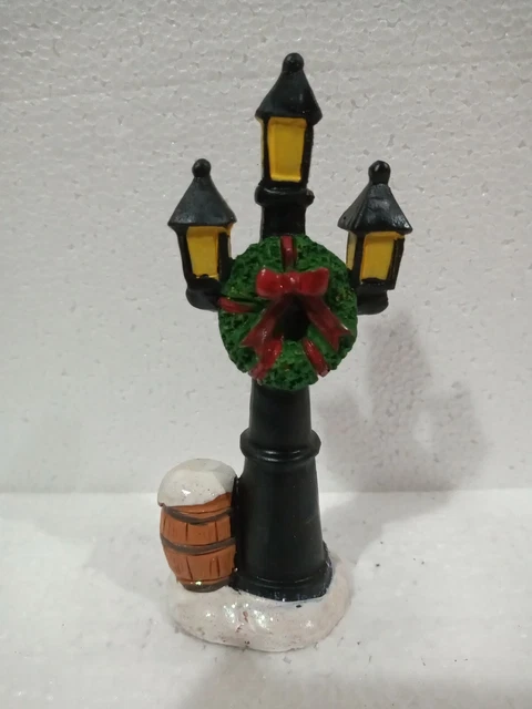 SECRET FAIRY GARDEN Winter Lamp Post 13cm The Fairies Enchanted Garden ...