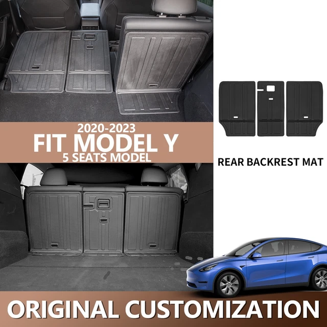FIT 2020-2023 TESLA Model Y Rear Cargo Mats Cargo Liners TPE Rear ...