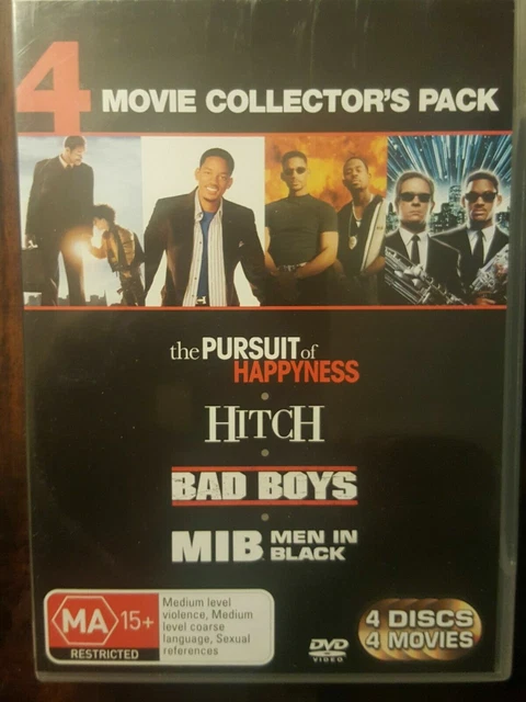 DVD - (MULTI)THE Pursuit Of Happyness/Hitch/Bad Boys/ MIB Men In Black -new t167 $13.77 ...
