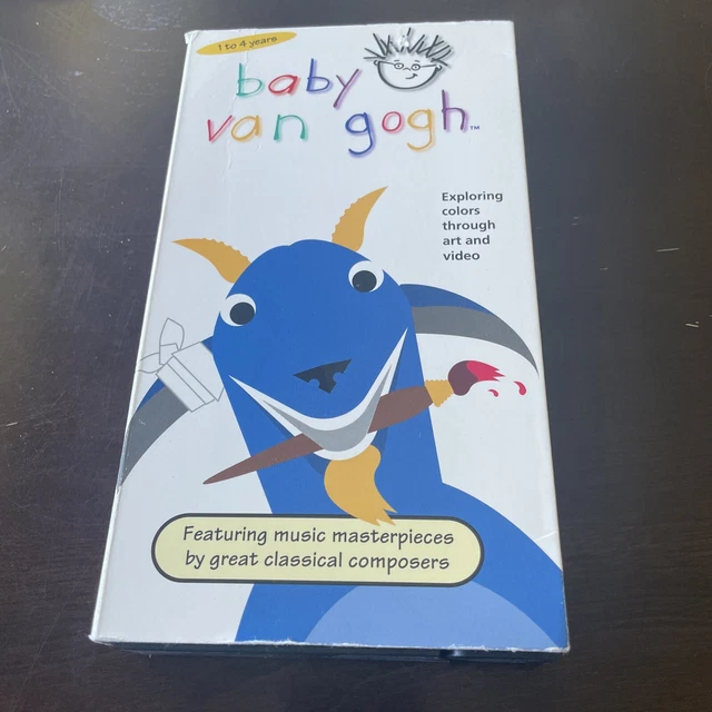 DISNEY’S BABY EINSTEIN Baby Van Gogh VHS Tape Infant Learning Art ...