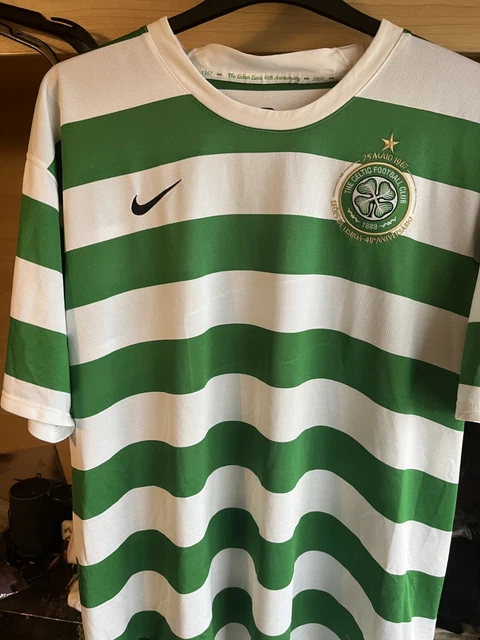 CELTIC FOOTBALL SHIRT 2007-08 Home Shirt 40th Anniversary Size XXXL ...