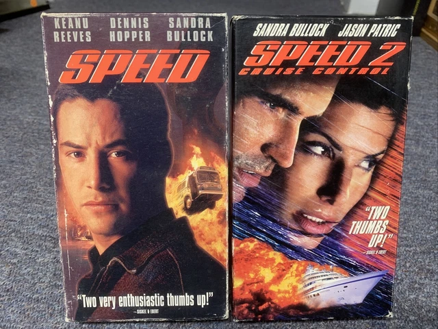 SPEED (VHS, 1994) & Speed 2 (VHS 1997) £10.92 - PicClick UK