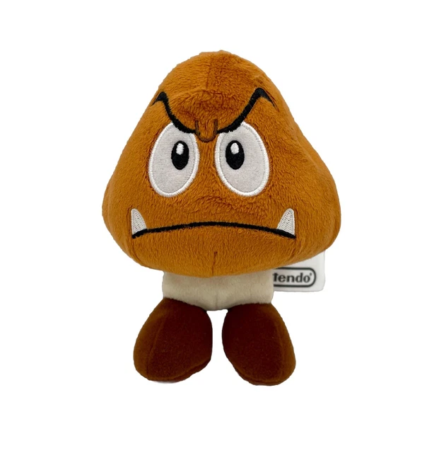 MARIO BROS GOOMBA Plush Cuddly World Of Nintendo Official 6" Soft Toy £ ...