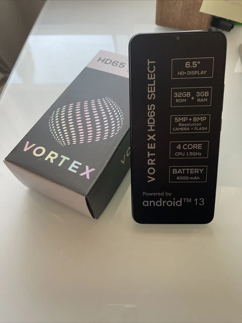 VORTEX HD65 SELECT (Unlocked) 6.5” Display Android 13 32GB Storage 3GB ...