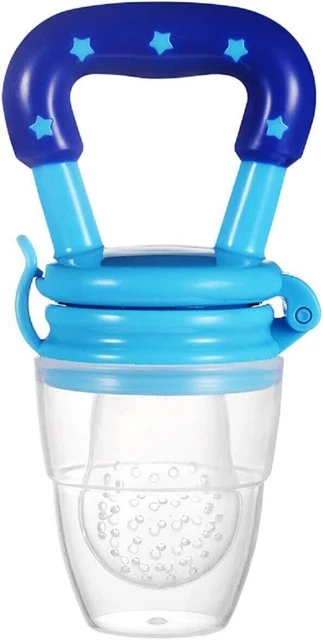 BABY FOOD NIBBLER Fresh Pacifier Feeder Kids Fruit Feeding Nibbles ...